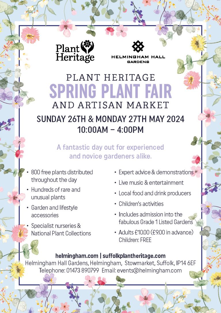 Spring Plant Fair 2024 – Suffolk Plant Heritage